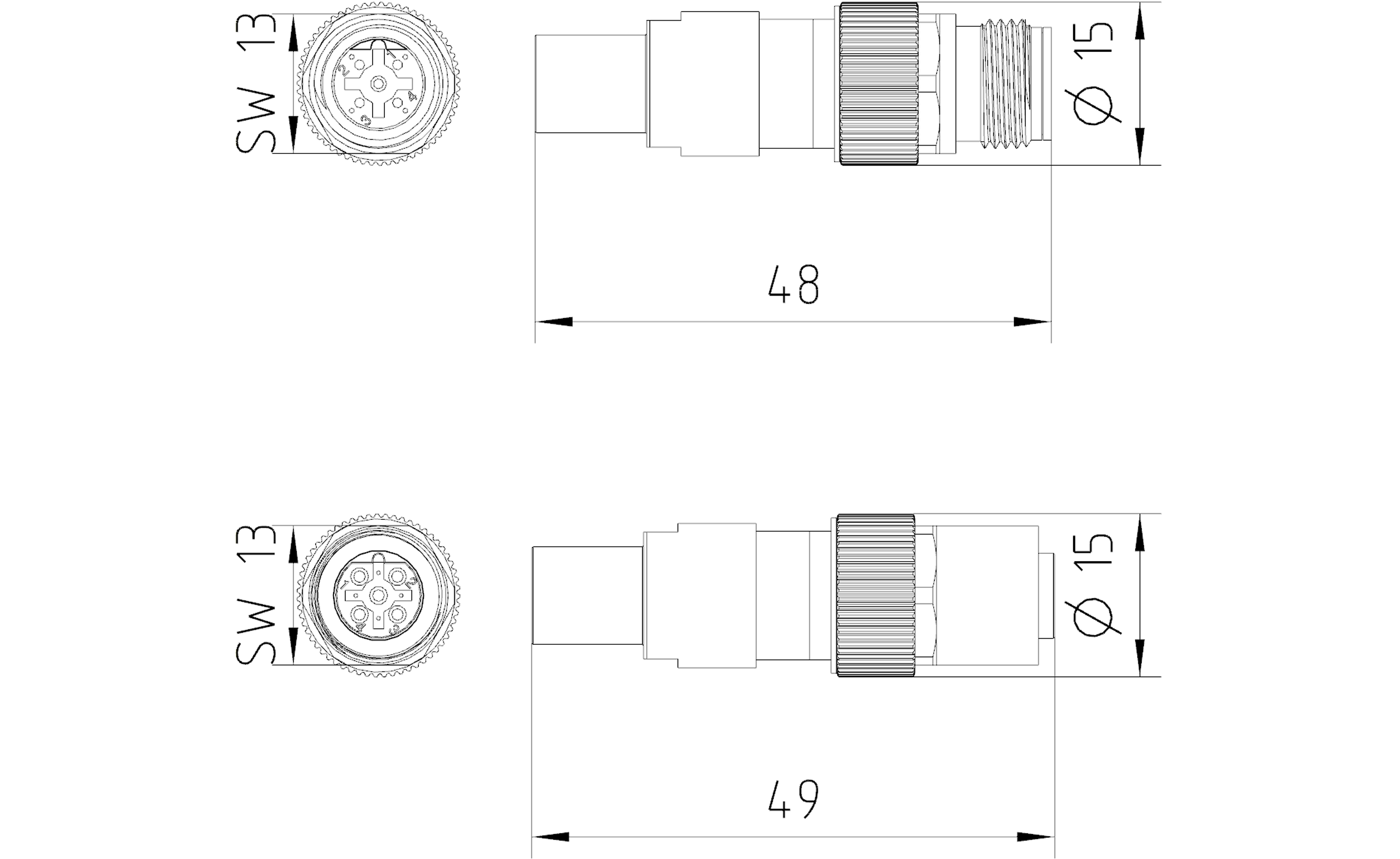 Profibus M12 Crimp